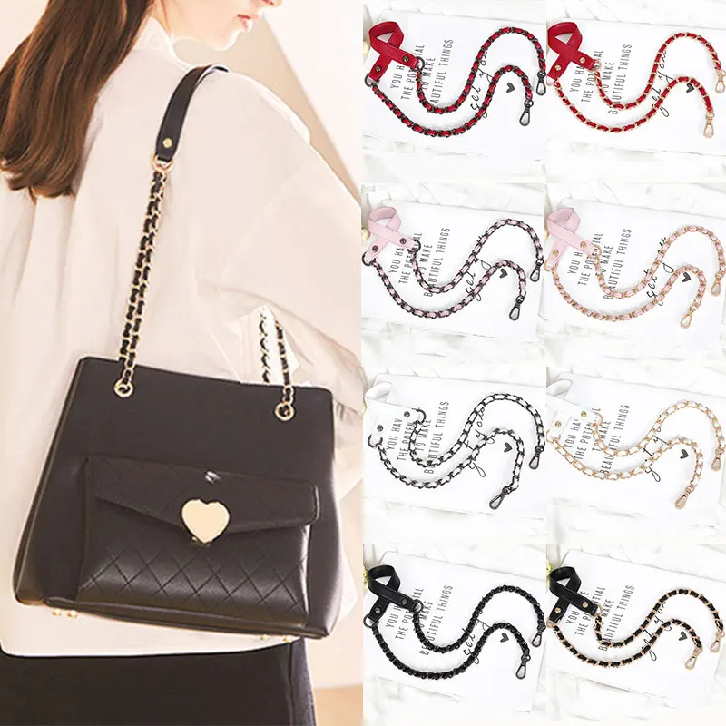 60cm-100cm-110cm-Shoulder-Bag-Chain-Metal-Chain-Braided-Bag-Accessories ...