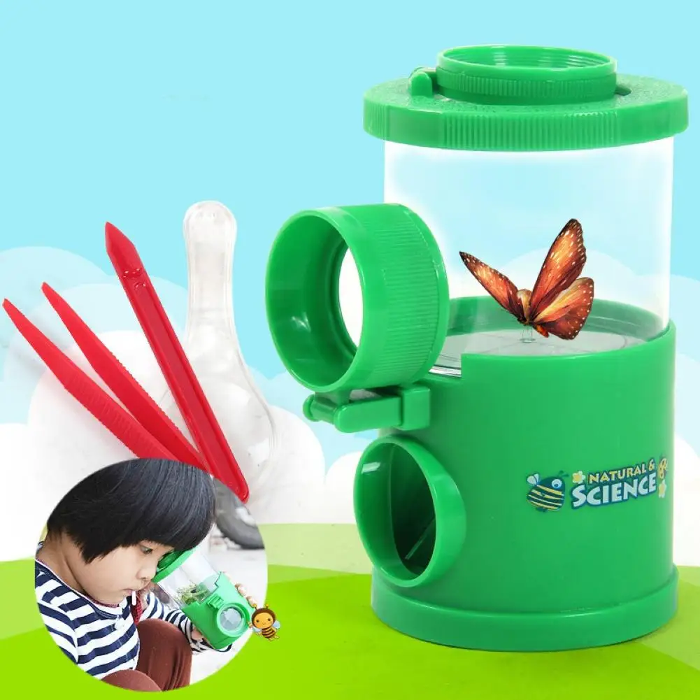 4pcs Kids Outdoor Insect Bug Viewer Magnifier Stick Science Experiment ...
