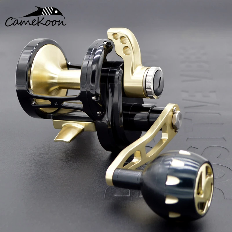 Camekoon Cnc Slow Jigging Reel Boat Reel 35kgs Drag Power Left/right ...
