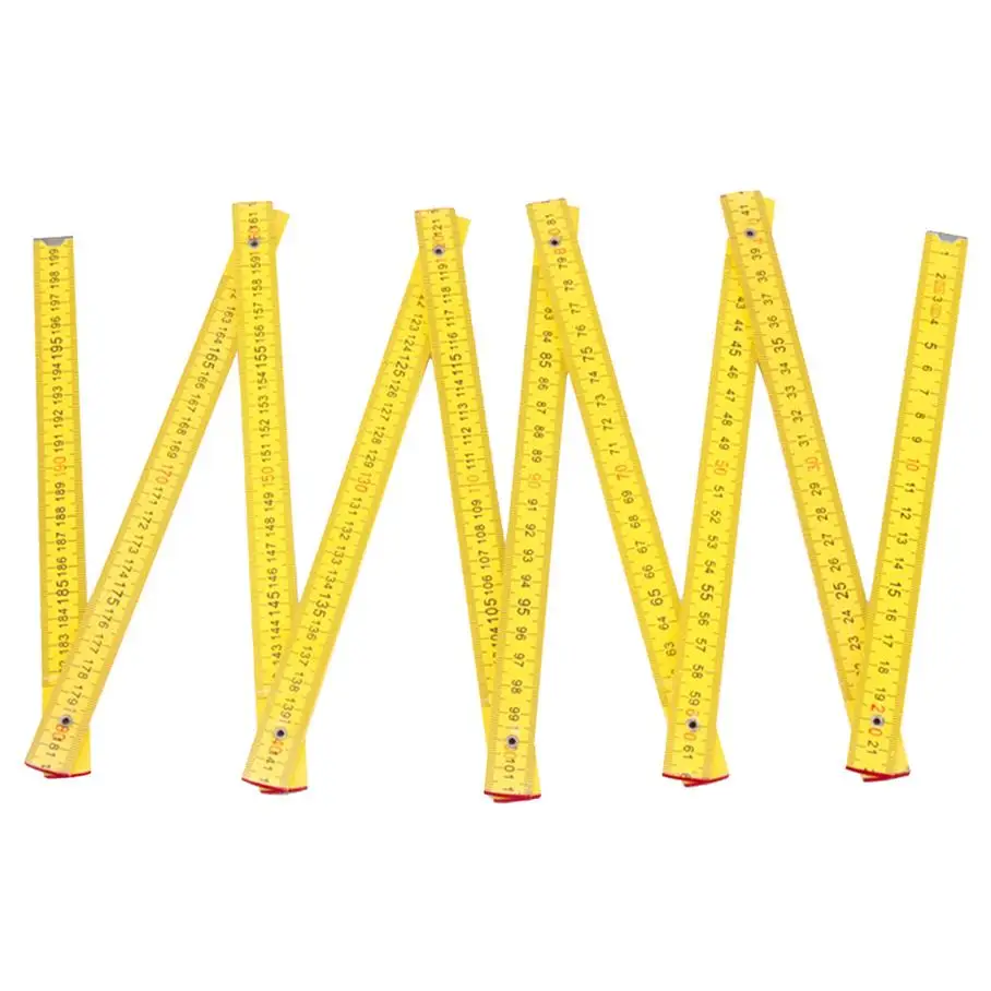 2-Meter-Wooden-Folding-Ruler-Folding-Wooden-Ruler-Folding-Measuring ...