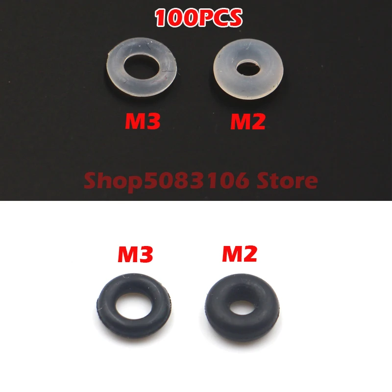 100pcs M2 / M3 Screws O Rings Vibration Isolation F3 / F4 Flight ...