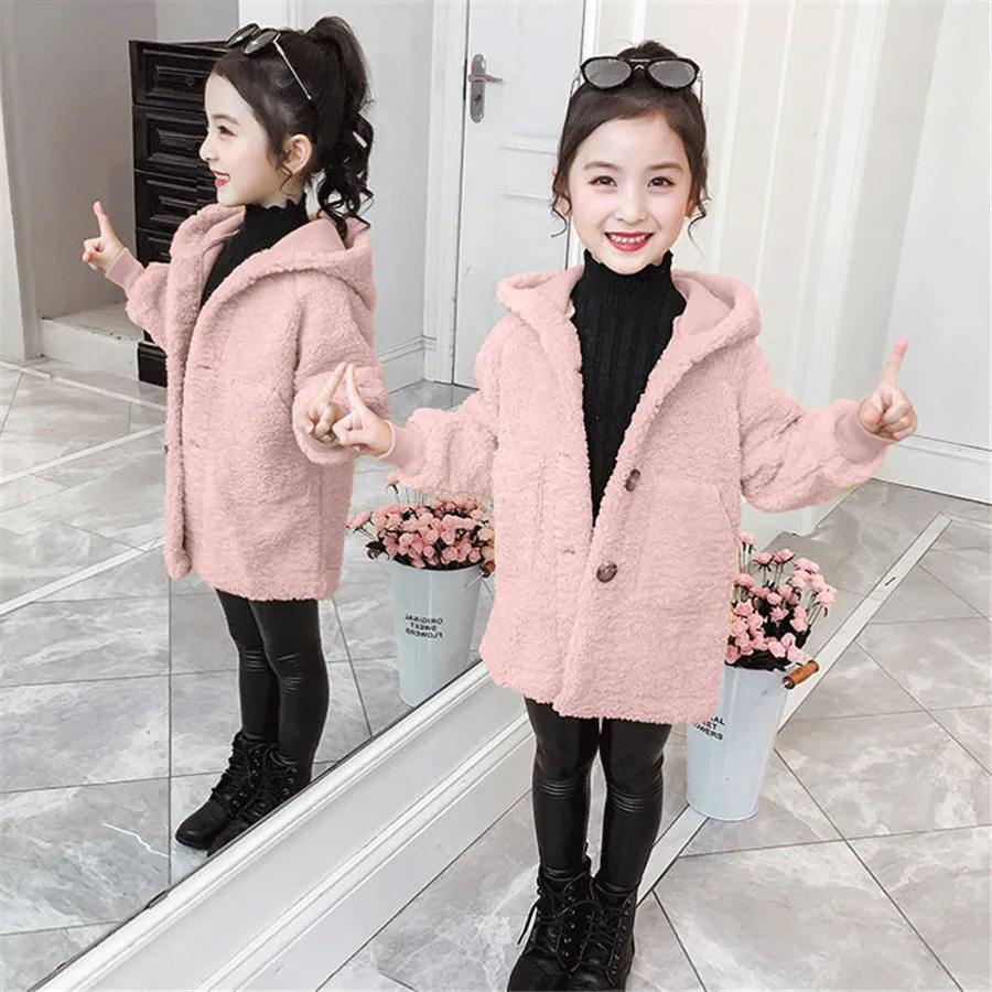 New Spring Autum Children's Jackets For Girls Long Clothes Girl Kids ...