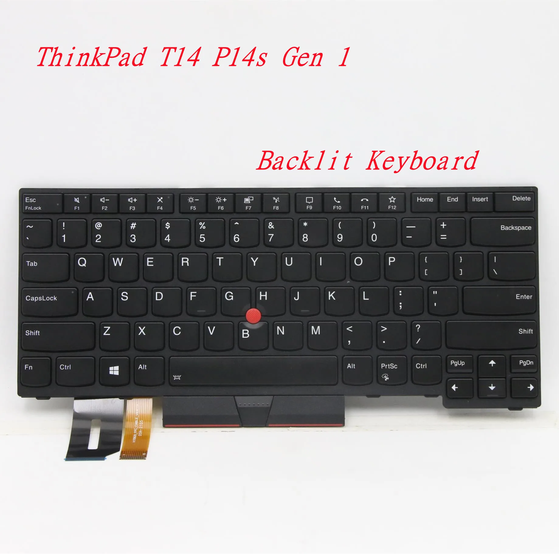 New/Orig For Lenovo Thinkpad T14 Gen 1 P14s Gen 1 Laptop US English ...