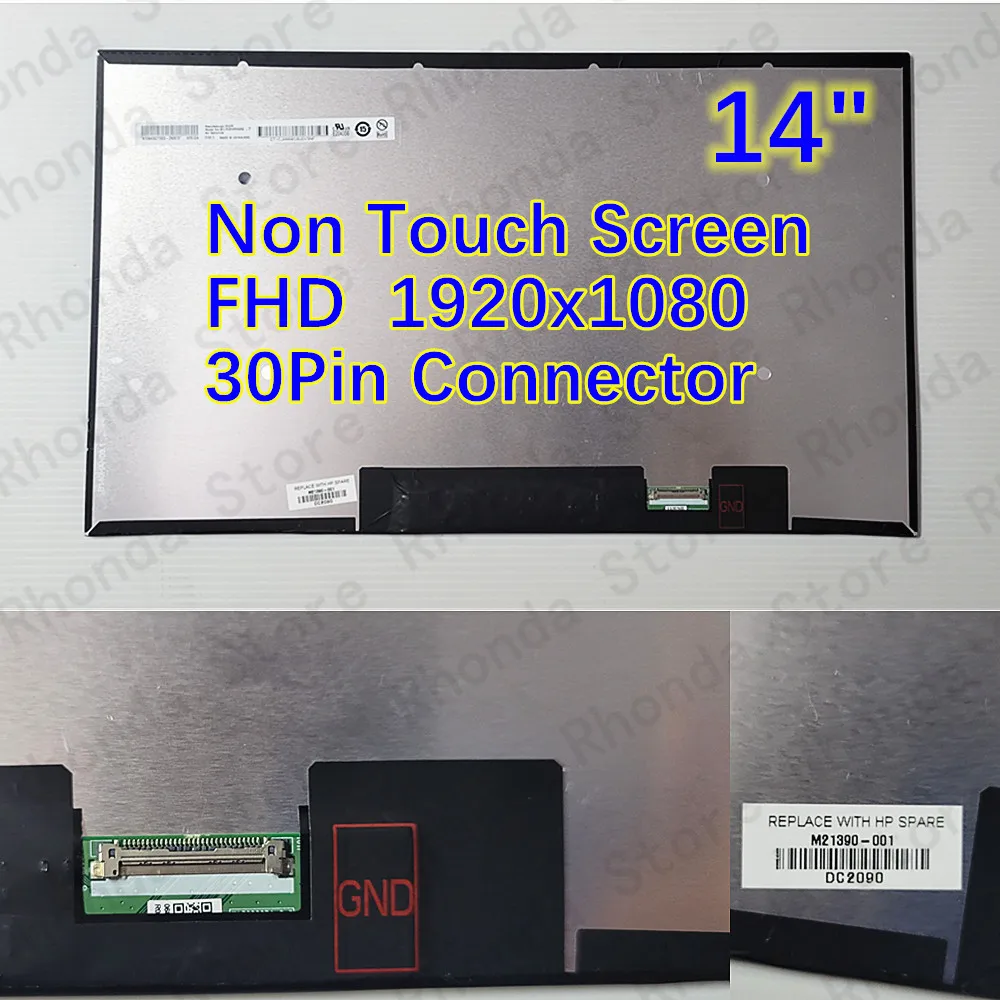 M21390-001 M49786-001 FHD 1920X1080 IPS Matrix LCD Screen for HP Zhan ...