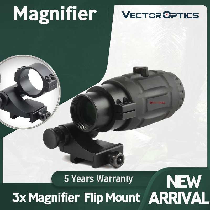 Vector Optics Tactical 3x Magnifier High Quality Quick Scope With Flip ...