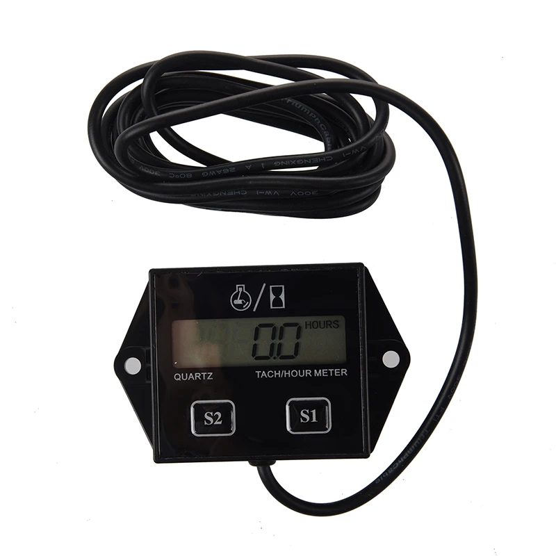 Busi Mesin Digital Tach Jam Meter Tachometer Gauge Motor ATV|Instrumen ...
