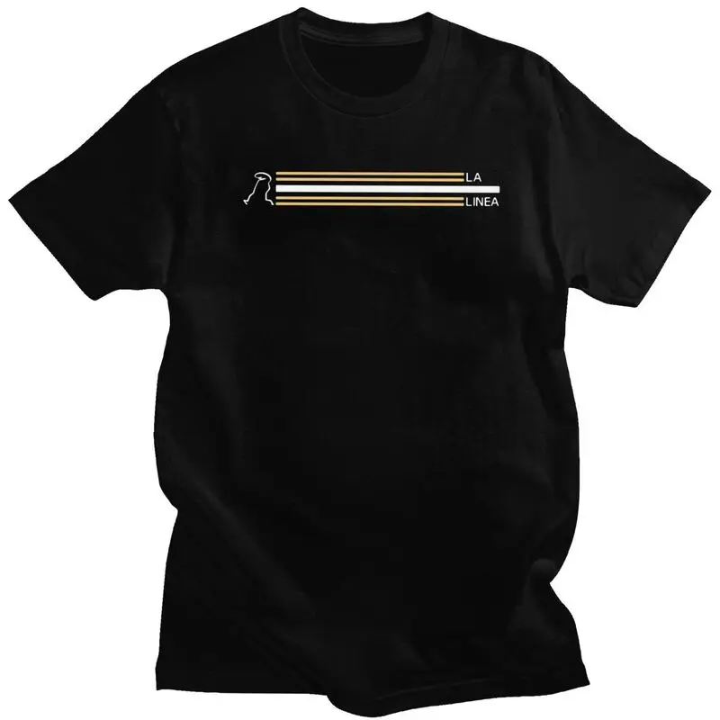Fashion La Linea T Shirt Men Pure Cotton Tshirt Unique Tee Short ...