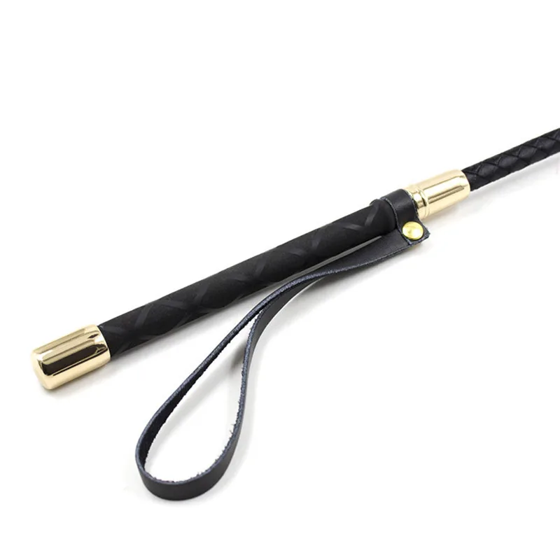 54cm Leather Horse Whip for Riding & Performance – Pet Supply Drop