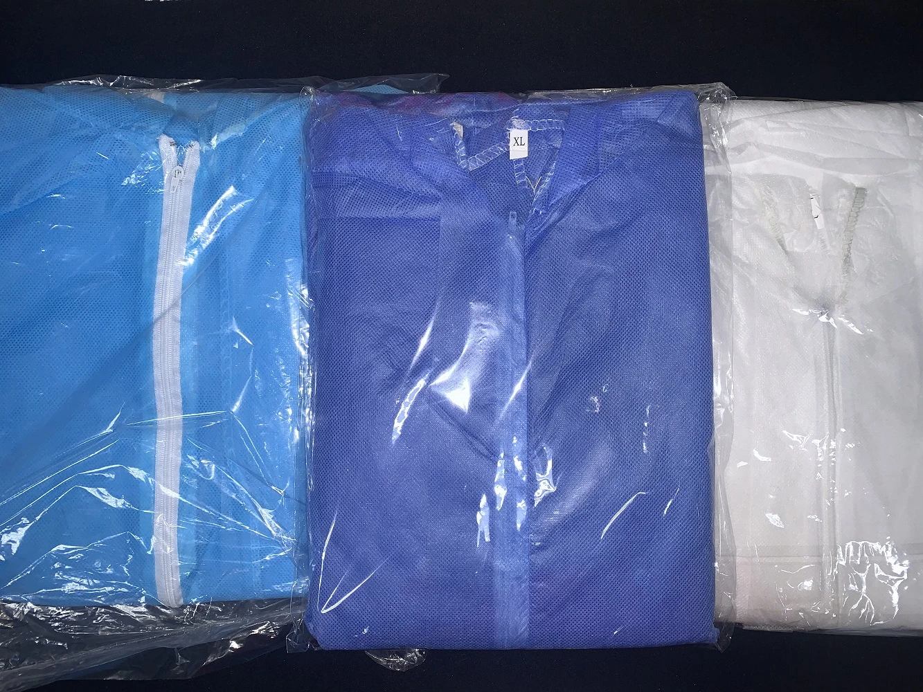 Unisex Sanitary Protection Jumpsuit Hazmat Suit Zip Isolation ...