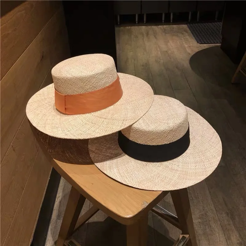 Philippine-High-quality-Treasure-Grass-Handmade-Flat-Top-Straw-Hat ...