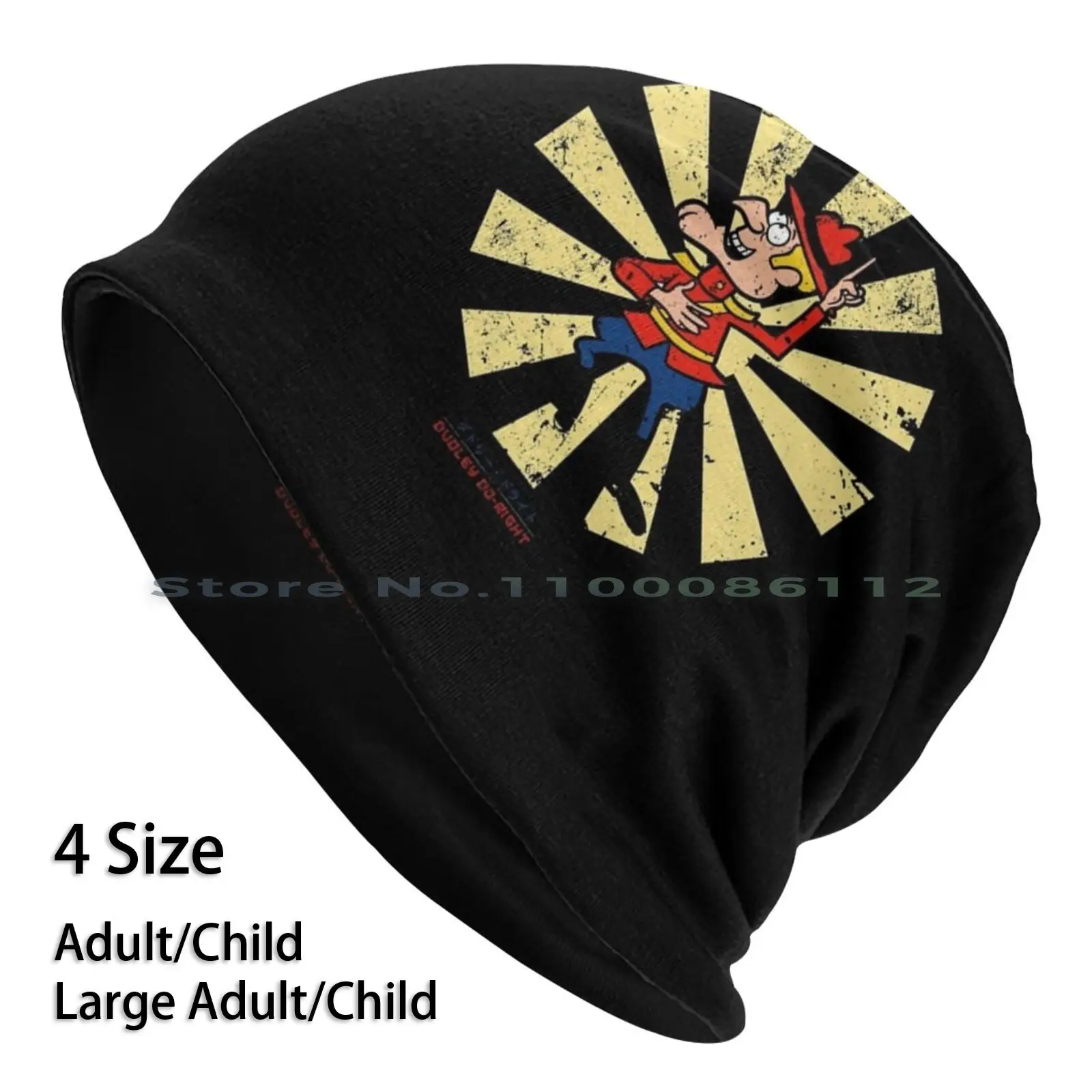 Dudley-Do-Right-Retro-Japanese-Beanies-Knit-Hat-Mountain-Ranger-Dudley ...