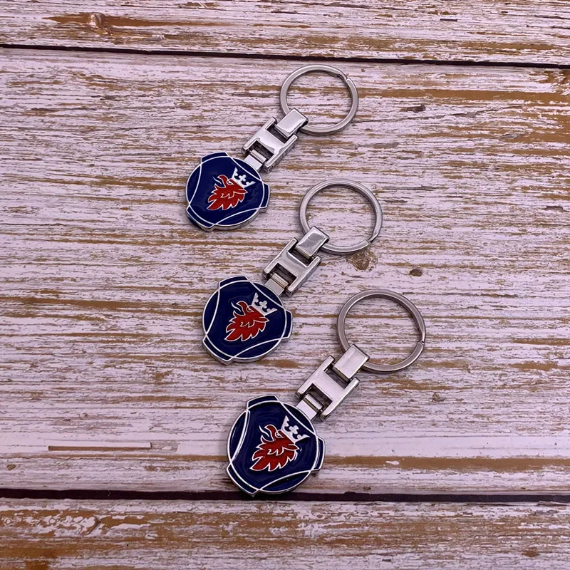 3D-Metal-Zinc-Alloy-SAAB-Logo-Car-Keychain-Keyring-Key-Chain-Auto-Key ...