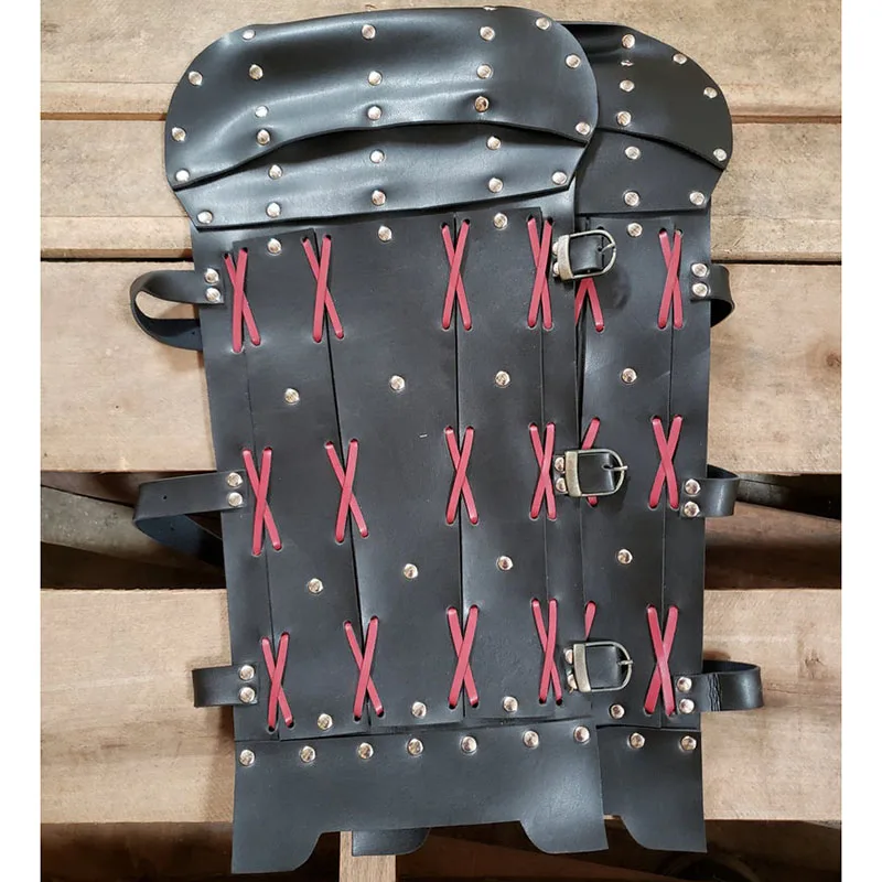 Samurai Leather Greaves