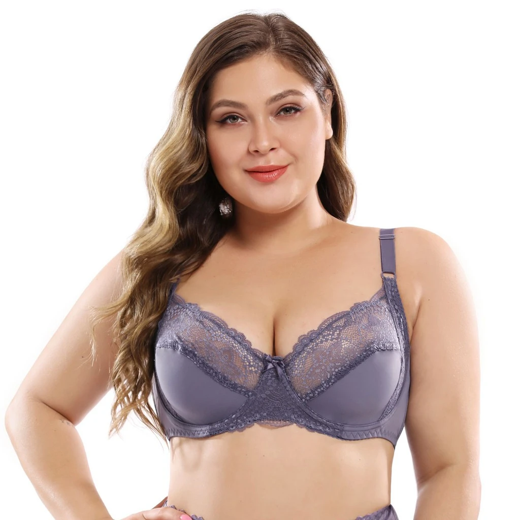 D cup E cup Lace Bra Sexy Lingeire Plus Size Push Up Underwire women underwear 88709a|Bras ...