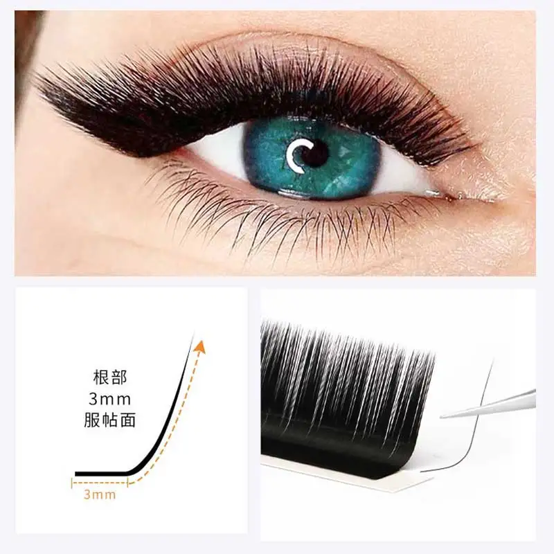 Silk Lashes L/l+/lc/ld/lu(m) Curl False Eyelash Extension 8-15mix Matt ...