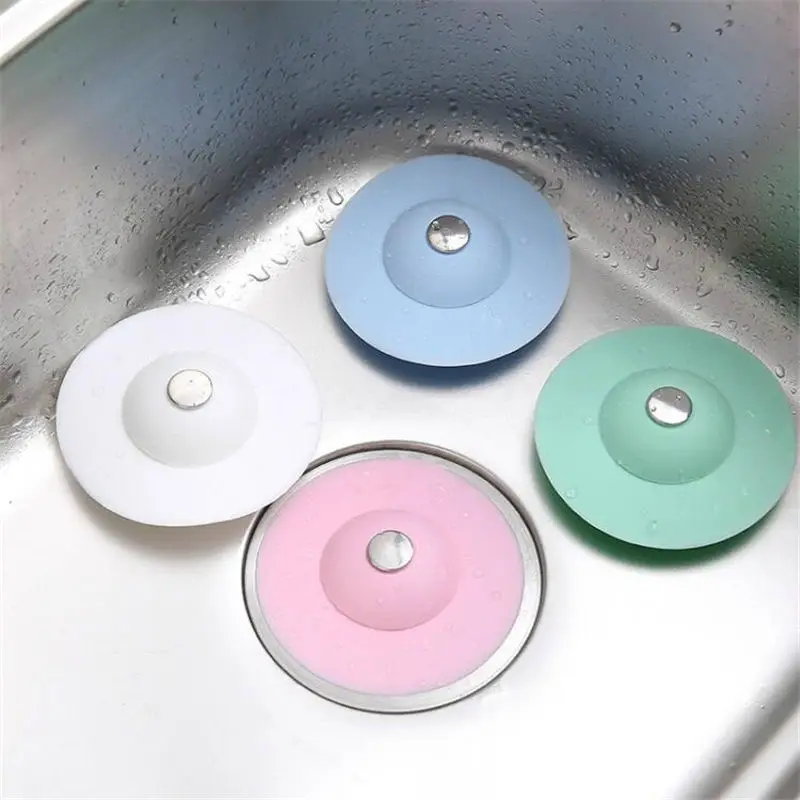 Kitchen Water Plug Drain Outlet Pressing Bathtub Plug Blocking ...
