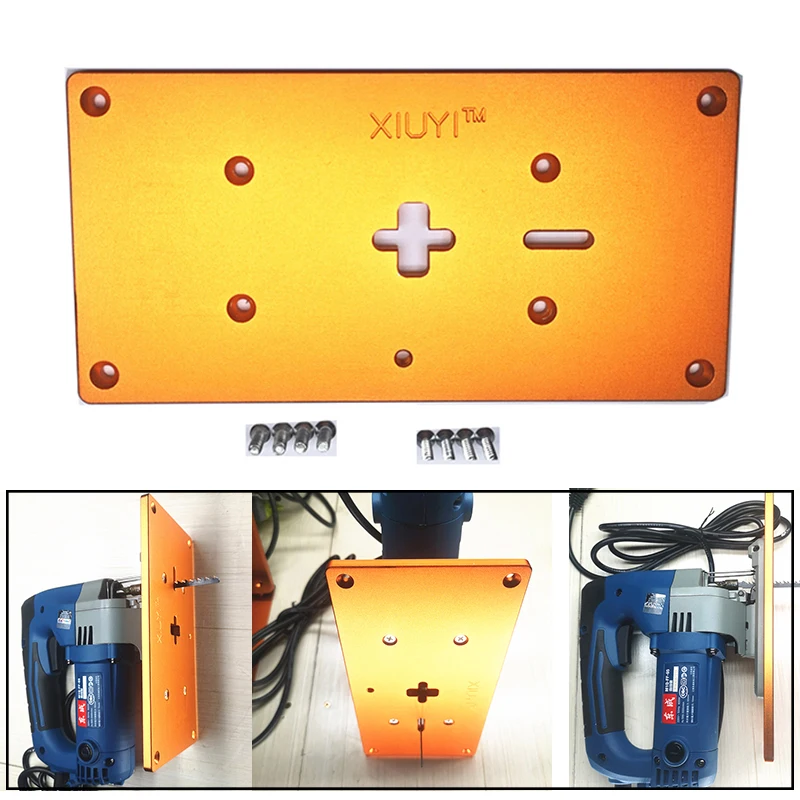 Aluminum-Electric-Jig-Saw-Flip-Board-Router-Table-Insert-Plate-for-Jig ...