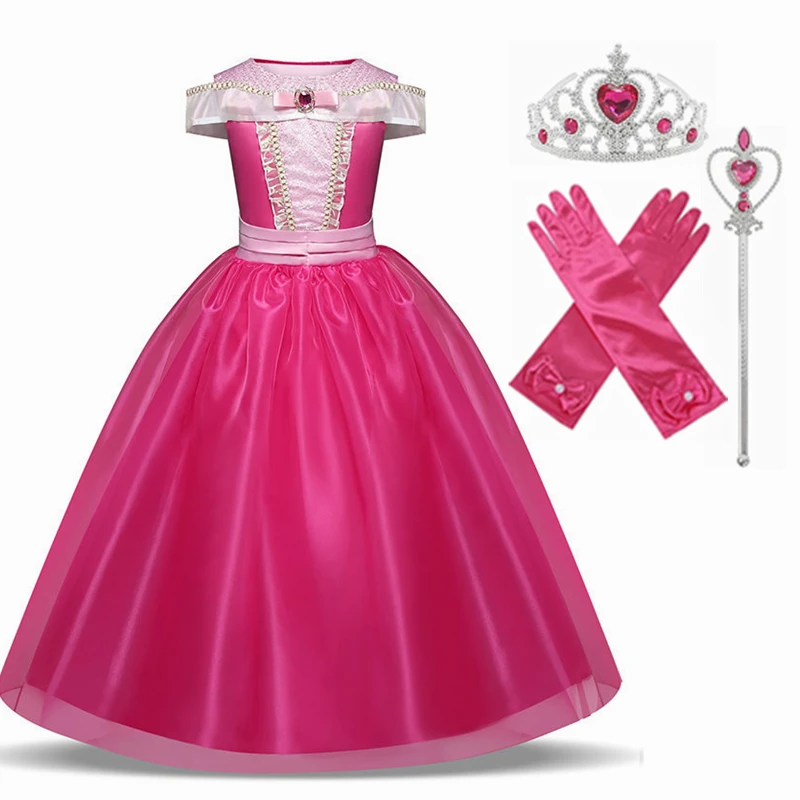 Girls-Princess-Beauty-Cosplay-Costumes-Kids-Halloween-Carnival-Dress-Up ...