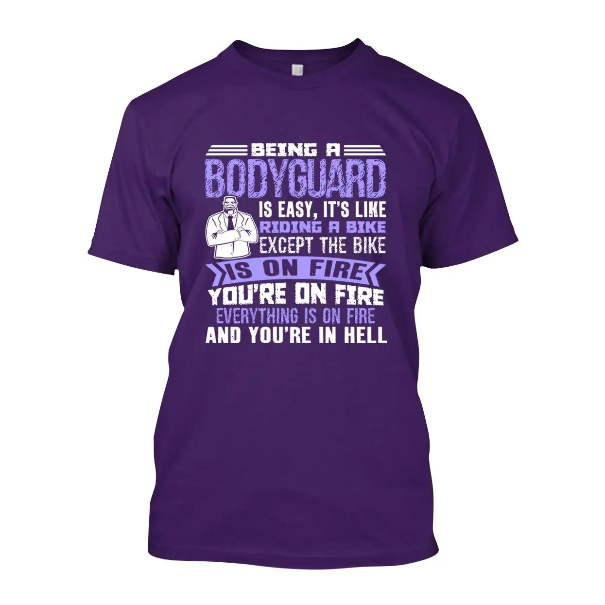 FGHFG Being A Bodyguard is Easy Adult Short Sleeve Tee Shirt, T Shirt ...