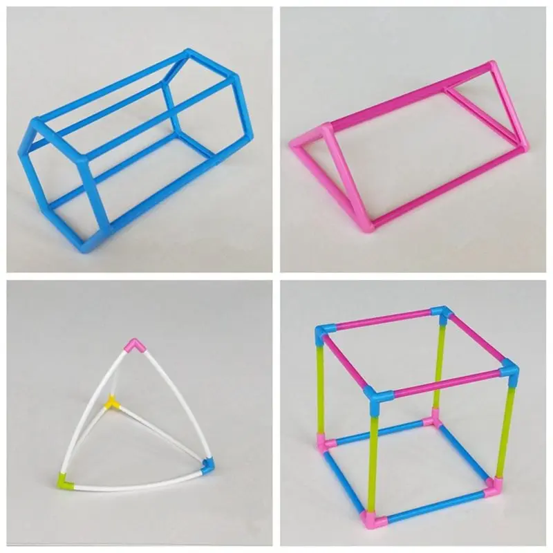 How To Make 3d Shapes With Straws