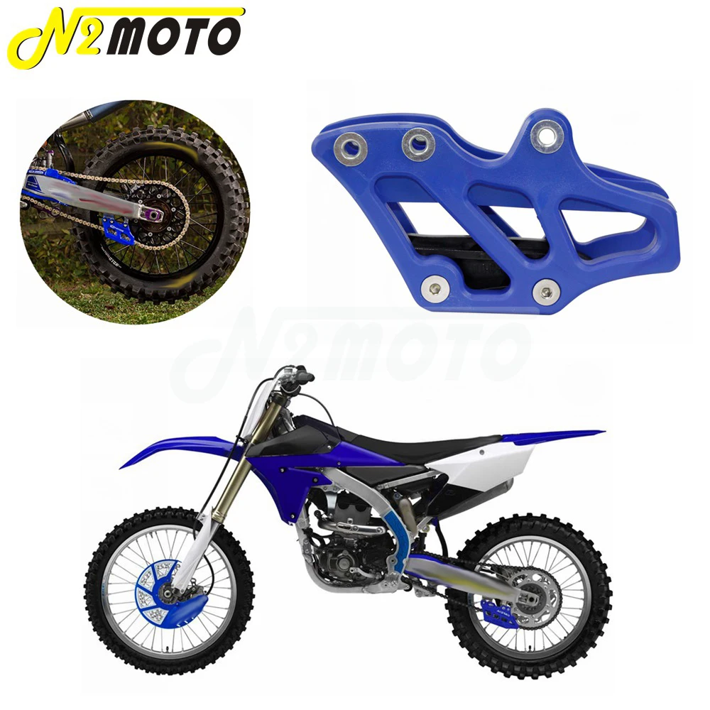 Blue-Motocross-Chain-Guard-Guard-Protector-Yamaha-YZ-WR-125-250-YZ125 ...
