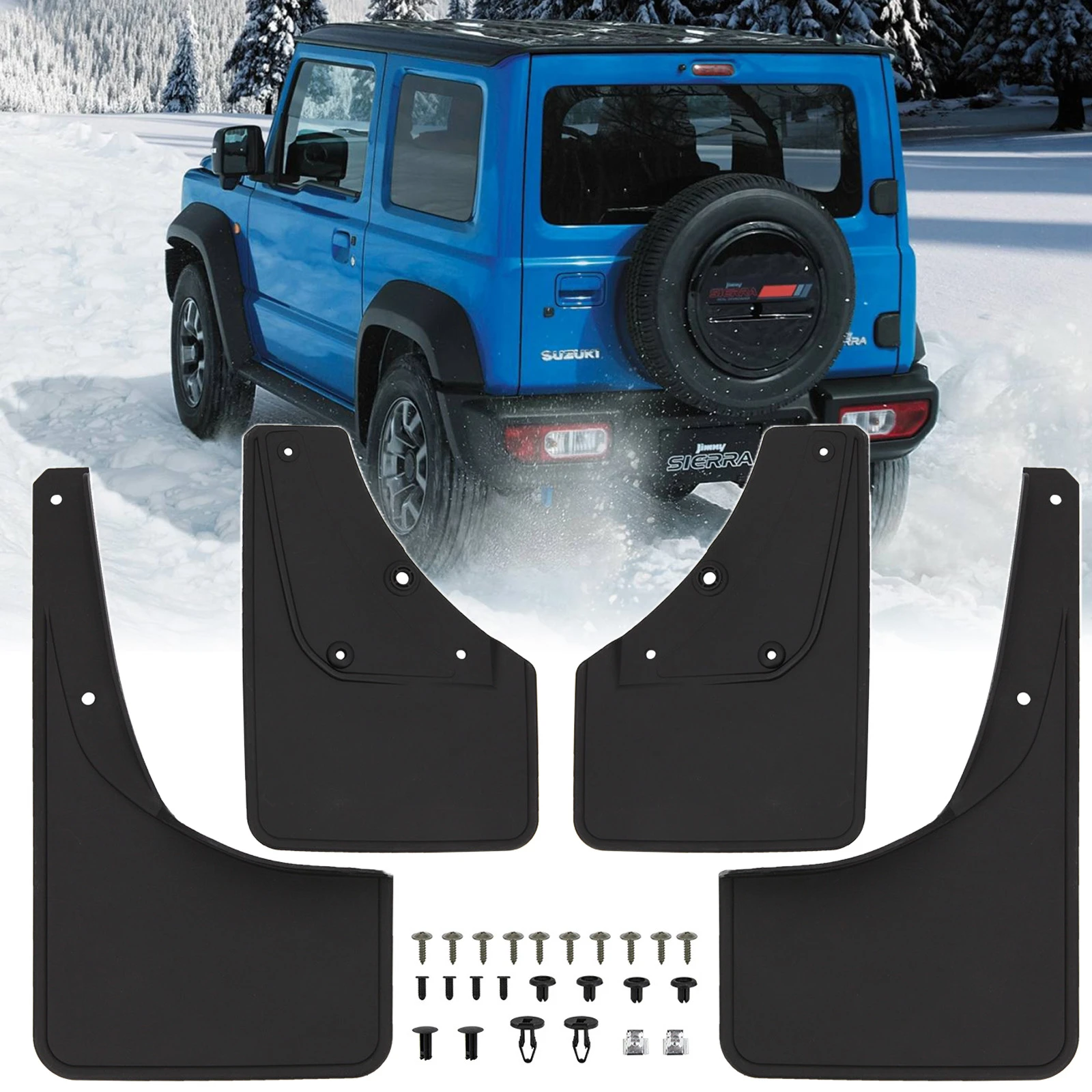 Car Mud Flaps For Suzuki Jimny Sierra Jb64 Jb74 2019 2020 2021 ...