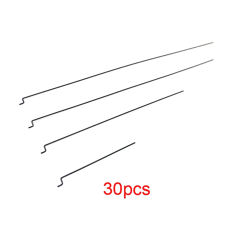 30Pcs-1x80-180-300-400mm-Z-Rod-1-2mm-Hardened-Steel-Wire-Servo-Steering ...