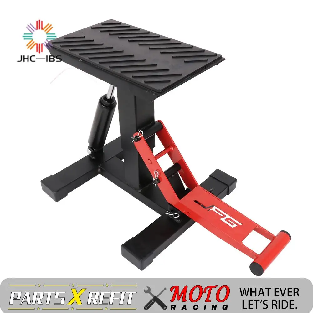 JFG Universal Motorcycle Hydraulic Repair Bench Motocross Repair Stool ...