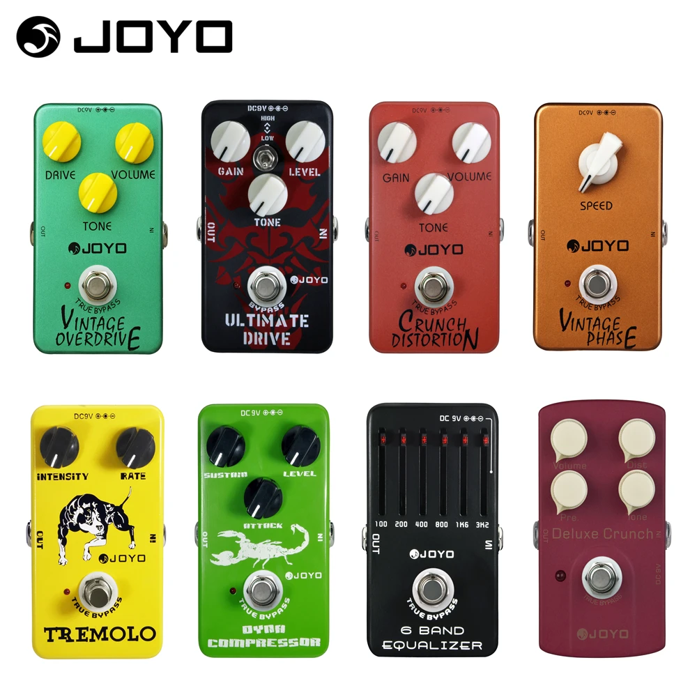 JOYO-JF-01-JF-02-Guitar-Effect-Pedal-Overdrive-Ultimate-Drive-Crunch ...