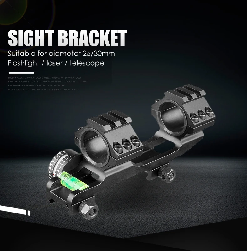 Bubble Level Rifle Scope Mount Hunting Holder Mounts 25.4/30/34/35mm ...