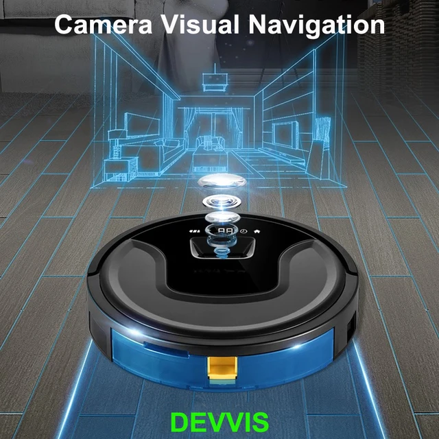 Newest Camera Visual+Gyroscope Navigation Robot Vacuum Cleaner ...