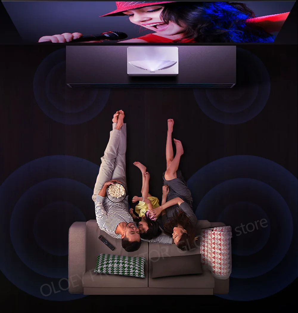 Changhong CHIQ B5U Laser Projector Real 4K Projector Android Wifi Home ...