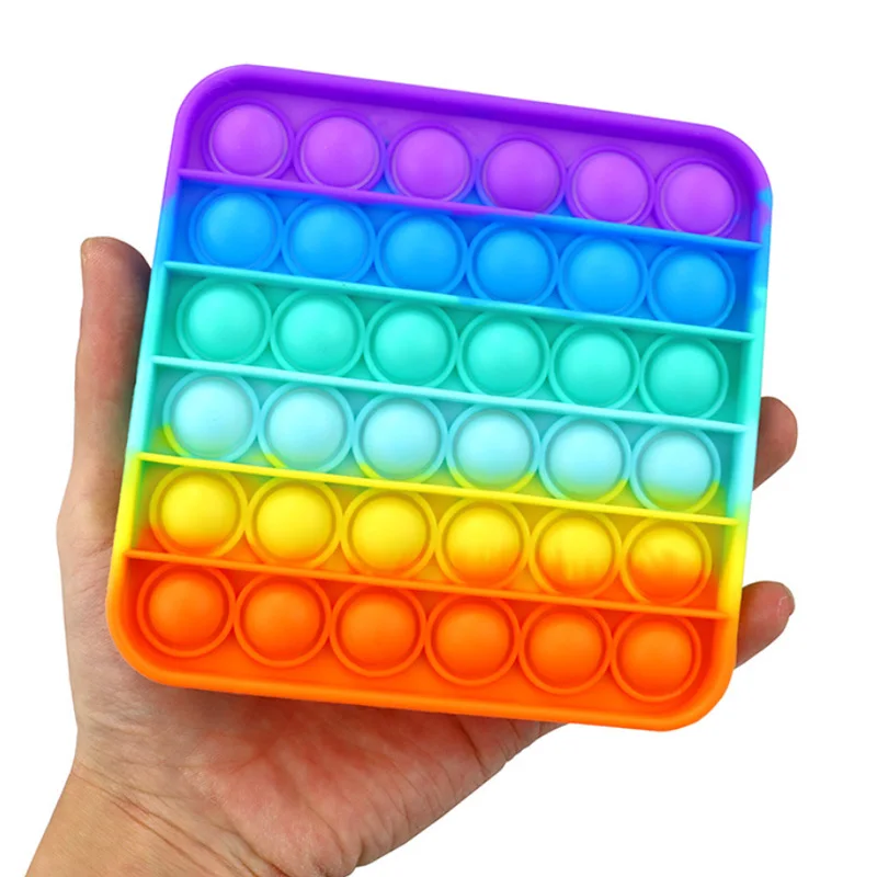 Couleur PL-312 Fidget Toys Push Bubble sensoriel Pop It, jouet autisme ...