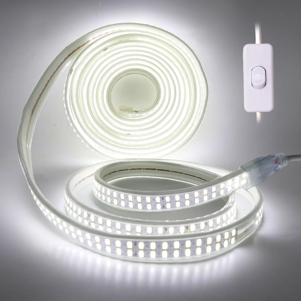 Ultra-luminoso-5730-LED-Strip-Light-AC-110V-220V-luci-a-Led ...
