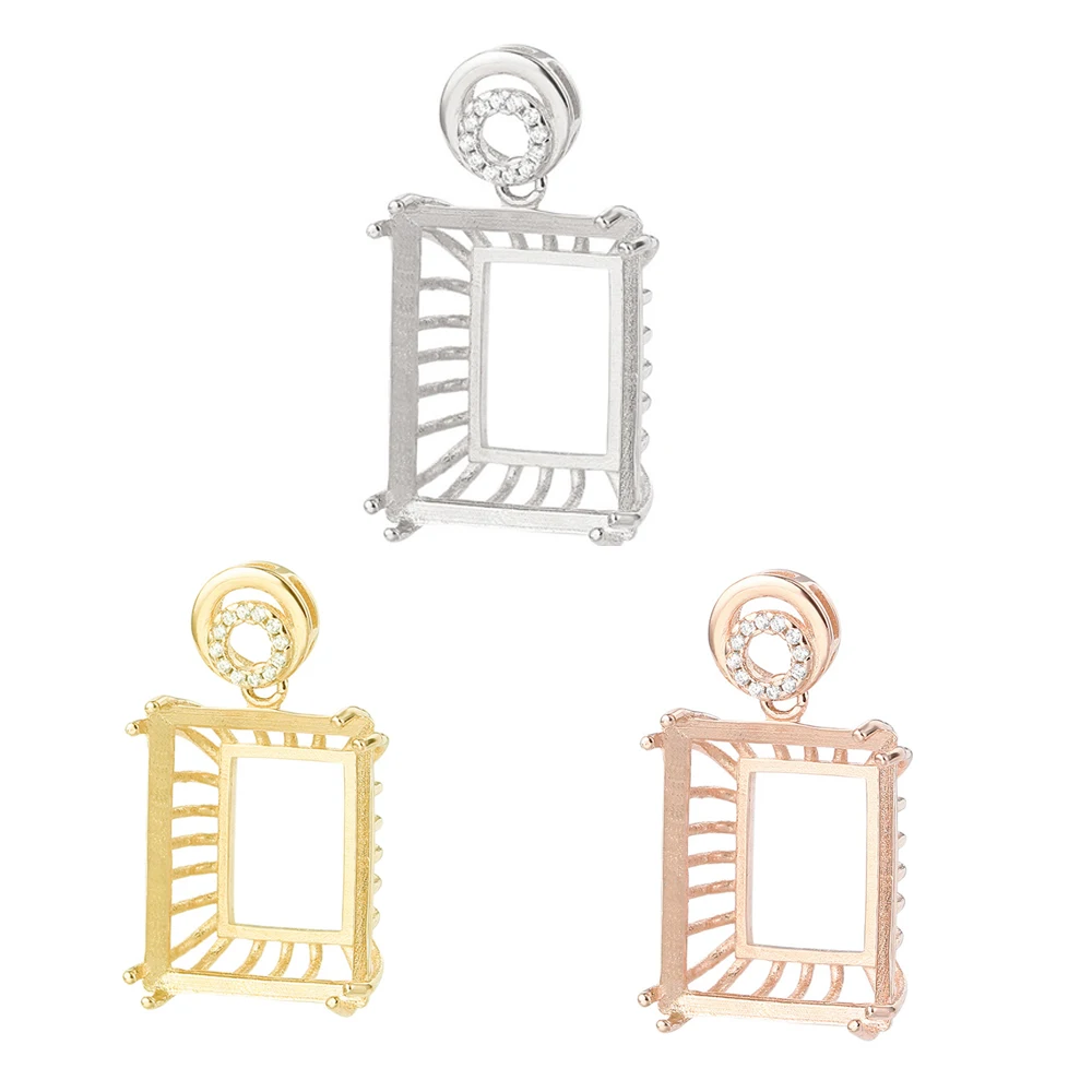925-Sterling-Silver-Rectangle-Blank-Pendant-Setting-for-17X21mm ...