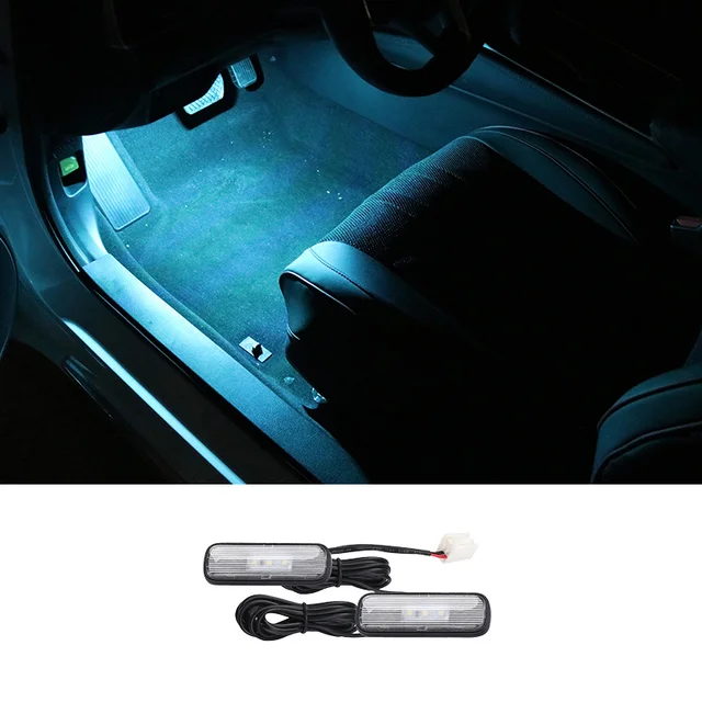 LED Car Interior Atmosphere Light Decoration Lamp Ambient Foot Lights ...