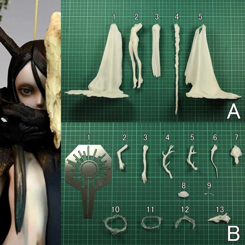 Models & Kits Toys & Hobbies Jungle Girl Unpainted Resin Kits Model GK ...