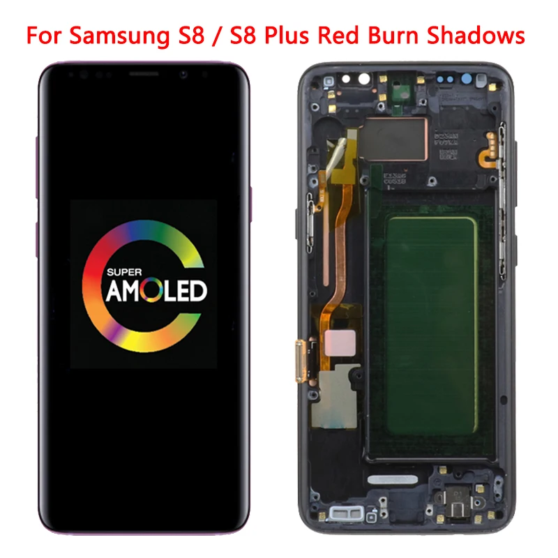 SUPER-AMOLED-S8-LCD-For-Samsung-S8-Plus-LCD-Display-Touch-Screen-Frame ...