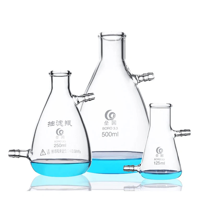 Lab-Glass-Suction-Filter-Bottles-with-Upper-and-Lower-Spouts-Accessory ...