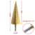 Hss Steel Titanium Step Drill Bit Hand Tool Sets 3-12 4-12 4-20 4-32mm ...