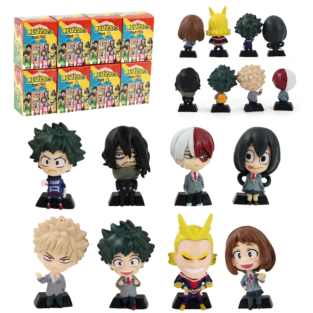 4 5cm My Hero Academia Cute Mini Dolls Midoriya Izuku Todoroki Shoto ...