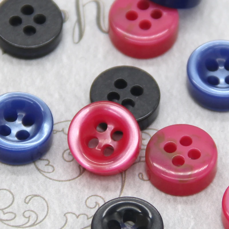 4-Holes-Mini-Small-Shirt-Pink-Blue-Children-Buttons-For-Clothing-Cute ...