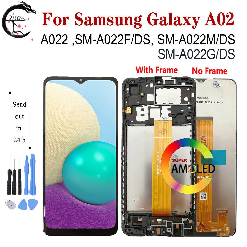 Super-AMOLED-pantalla-del-tel-fono-m-vil-A02-Pantalla-LCD-para-Samsung ...