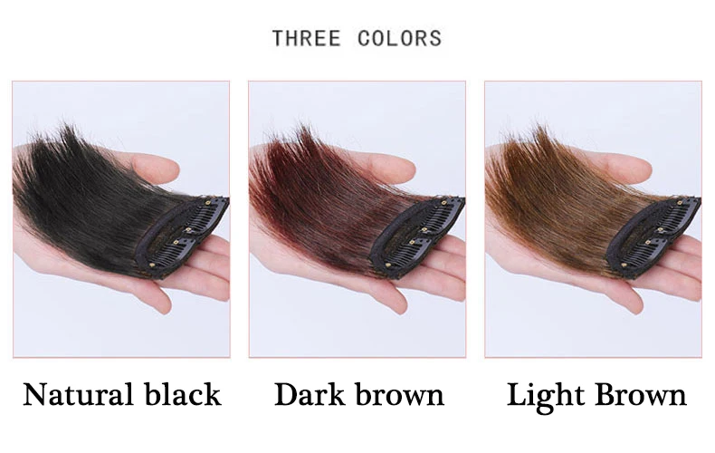 Accessoires coiffure,Extensions de cheveux synthétiques à clips ...