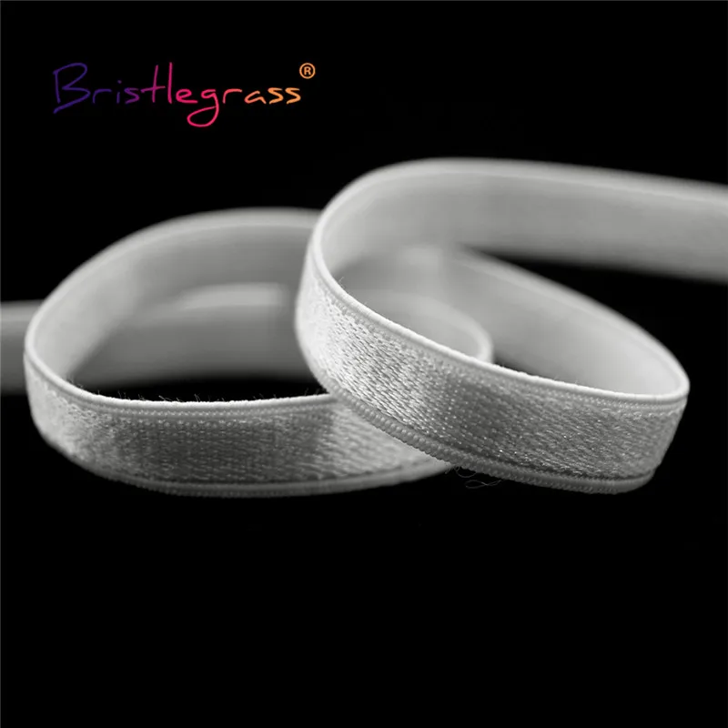 BRISTLEGRASS-2-5-10-Yard-5-16-8mm-Shiny-Nylon-Bra-Strap-Elastic-Spandex ...