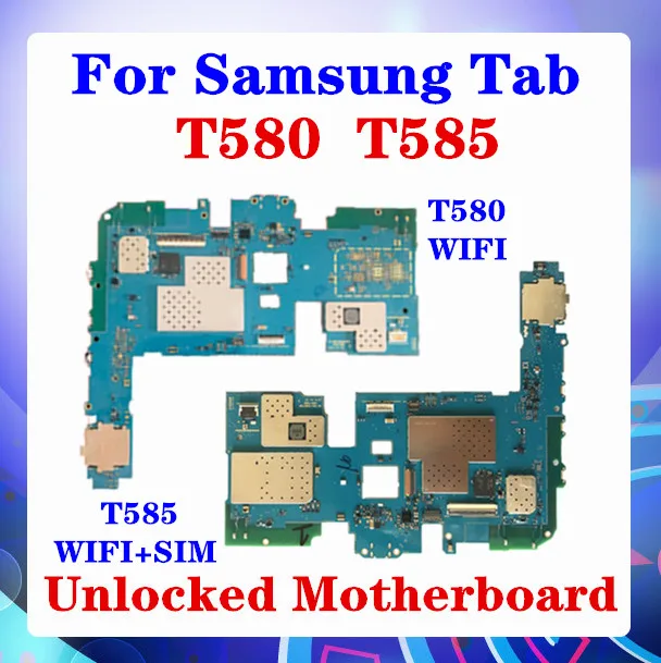 Carte mère pour Samsung Galaxy Tab A 10.1 T580 T585, remplacement T587, WIFI/WLAN, prise en ...