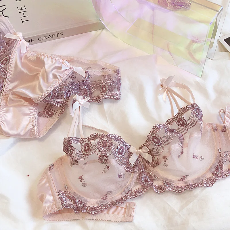 Lingerie-sexy-de-malha-de-renda-transparente-lingerie-ultrafina-de-gaze ...