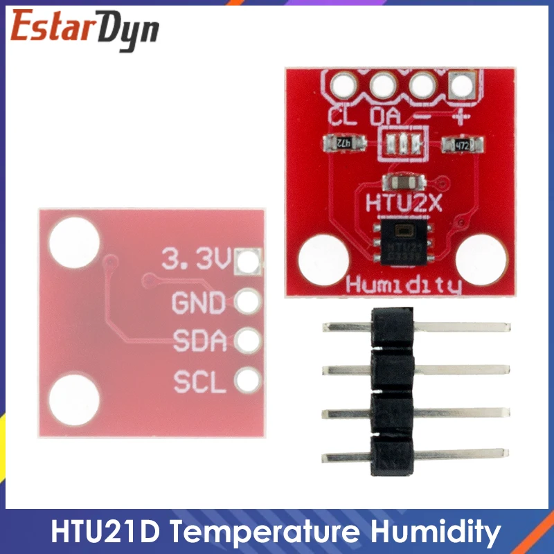 Sensor de temperatura y humedad GY-213V-HTU21D HTU21D I2C, reemplazo del módulo SHT21 SI7021 HDC1080