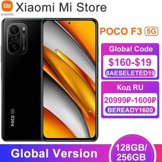 Global Version POCO F3 5G Smartphone Snapdragon 870 Octa Core 128GB ...