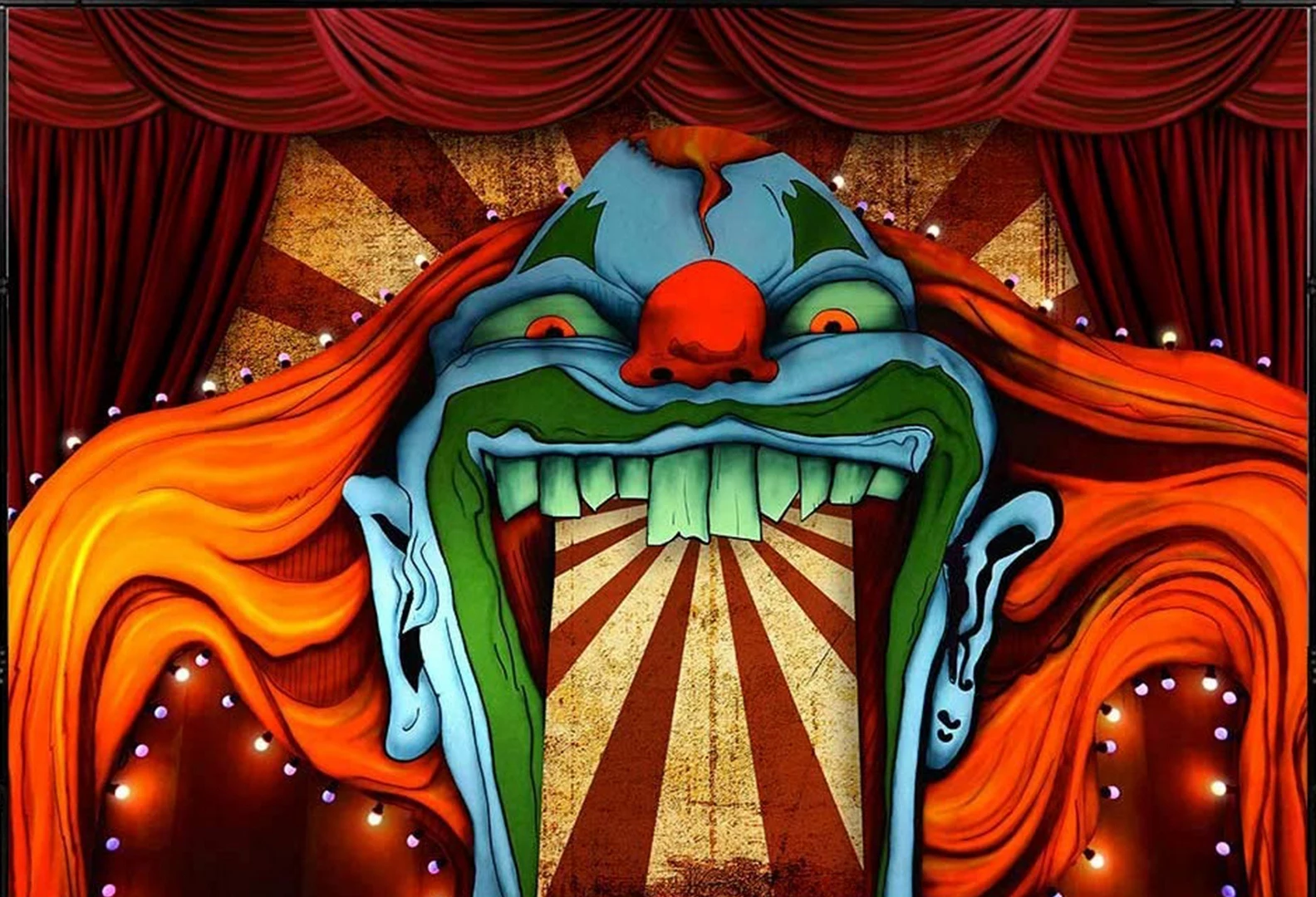 Carnival Funhouse Entrance